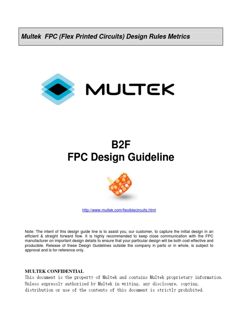 Multek FPC (Flex Printed Circuits) Design Rules Metrics | PDF | Printed Circuit Board ...