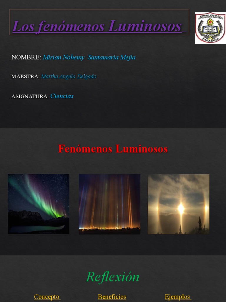 Los Fenómenos Luminosos | PDF