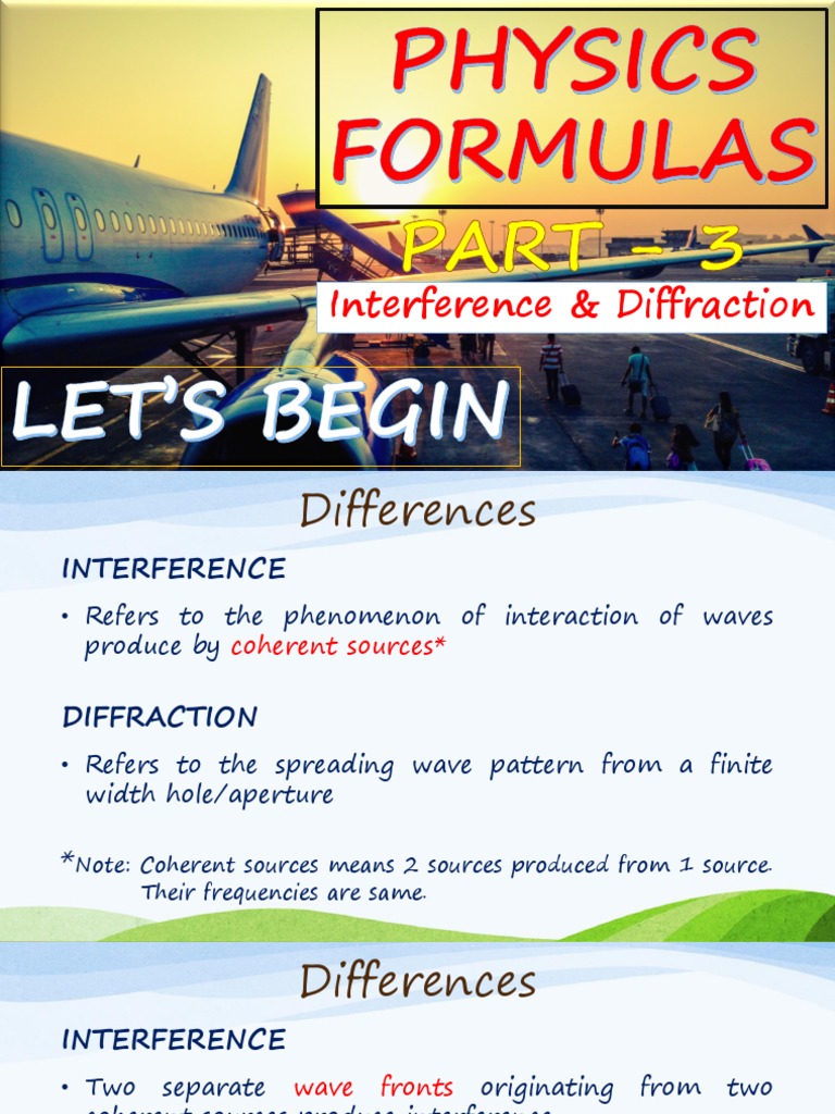 Aai Phy For 3 | PDF | Diffraction | Coherence (Physics)