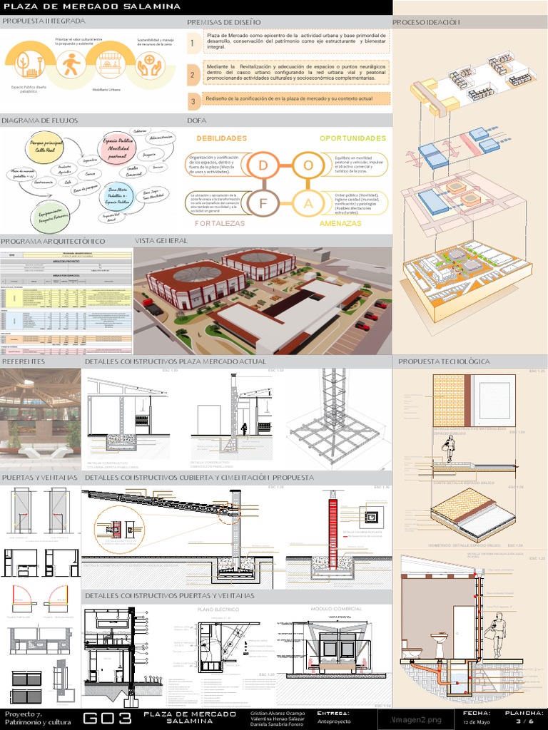 Detalleeeee-Plancha 3 Detalle | PDF | Albañilería | Materiales