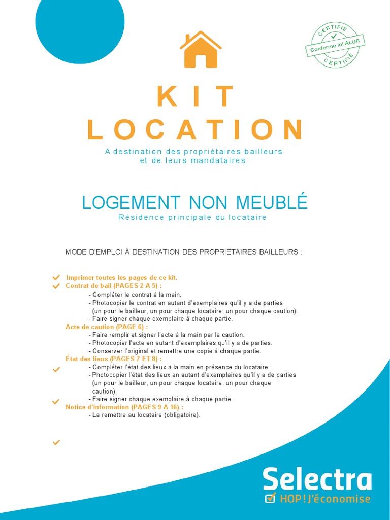 Kit de Location PDF | PDF | Logement | Location