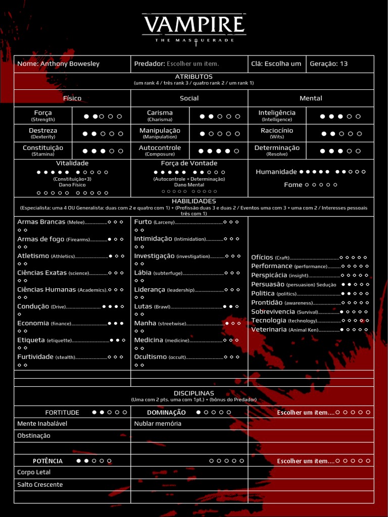 Vampire The Mascarade 5ed v1-3 | PDF