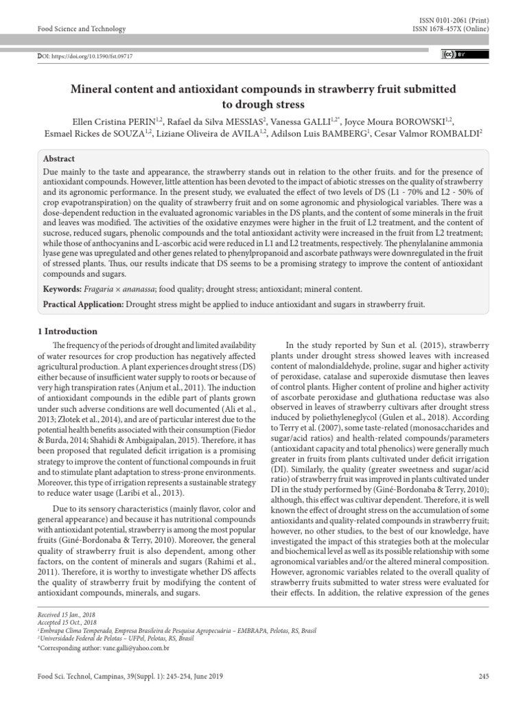 Download | PDF | Polyphenol | Strawberry