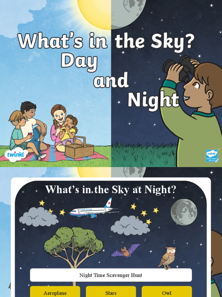 Au ST 77 Whats in The Sky Day and Night Powerpoint Ver 1 | PDF