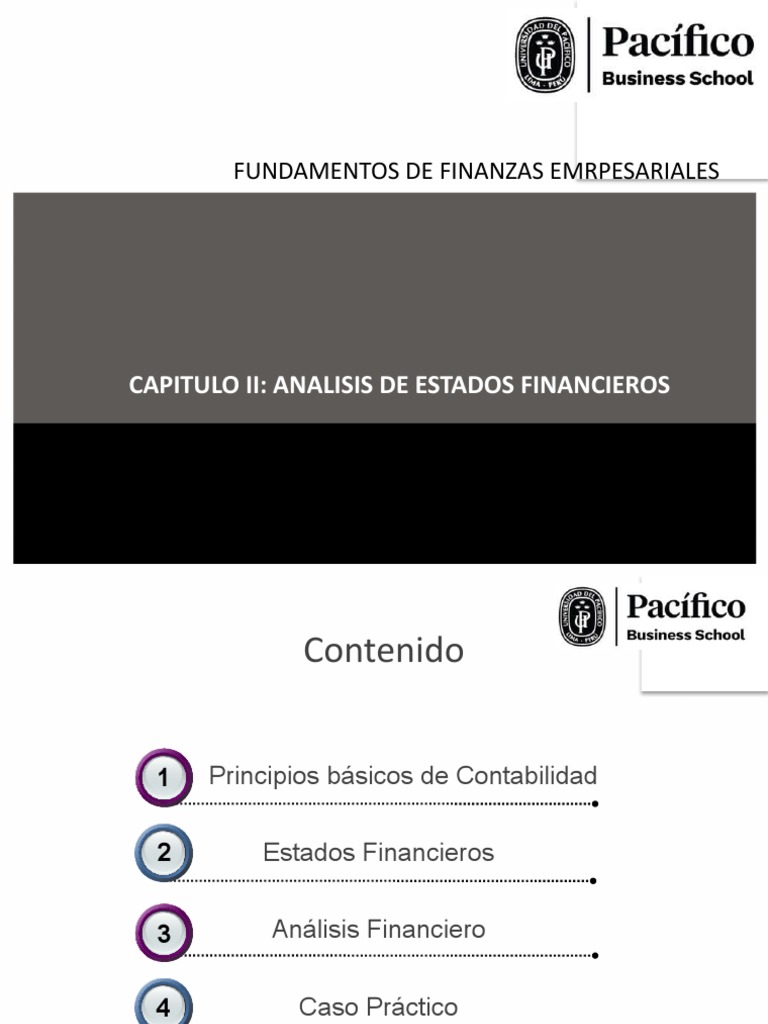 Capítulo 2 - Análisis de Estados Financieros | Descargar gratis PDF | Contabilidad | Estado ...