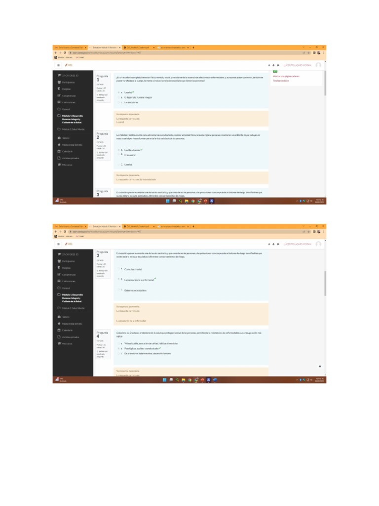 Examen Respuestas Modulo 1 | PDF