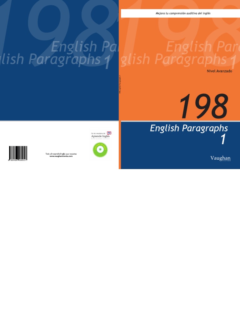 198 English Paragraphs I Nuevo | PDF