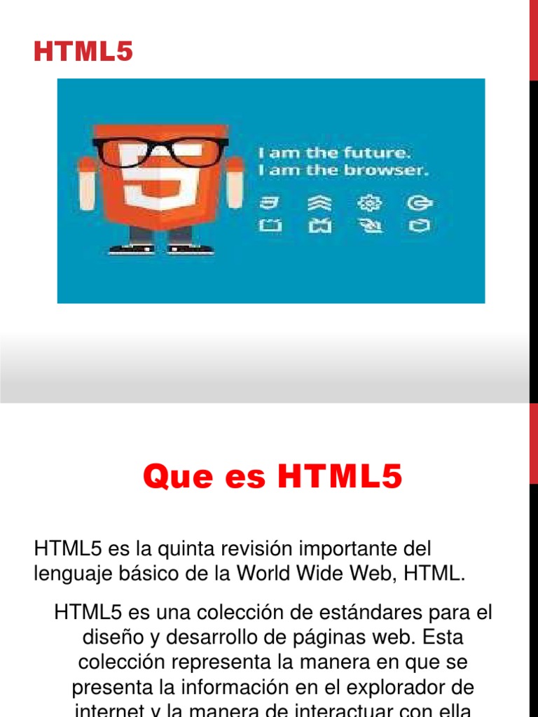 Introducción HTML 5 | PDF | HTML5 | HTML