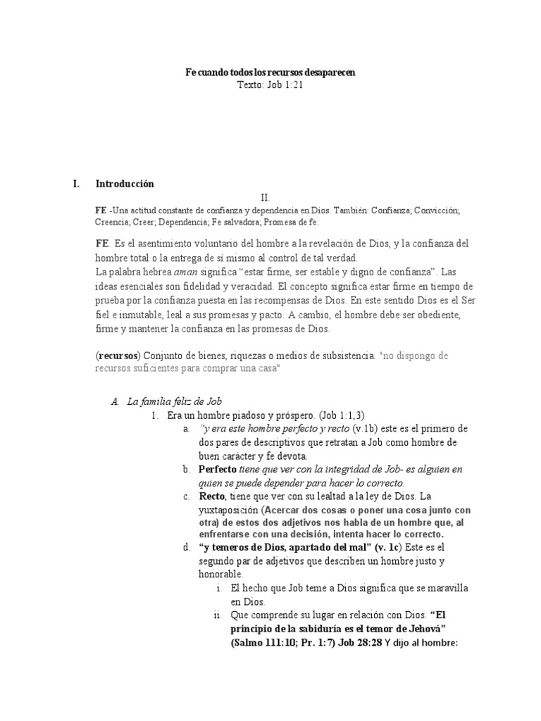 Fe Cuando Todos Los Recursos Desaparecen | PDF | Libro de trabajo | Dios Fe Cuando Todos Los Recursos Desaparecen | PDF | Libro de trabajo | Dios