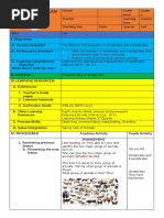 Detailed Lesson Plan Skeletal System | PDF | Bone | Anatomy