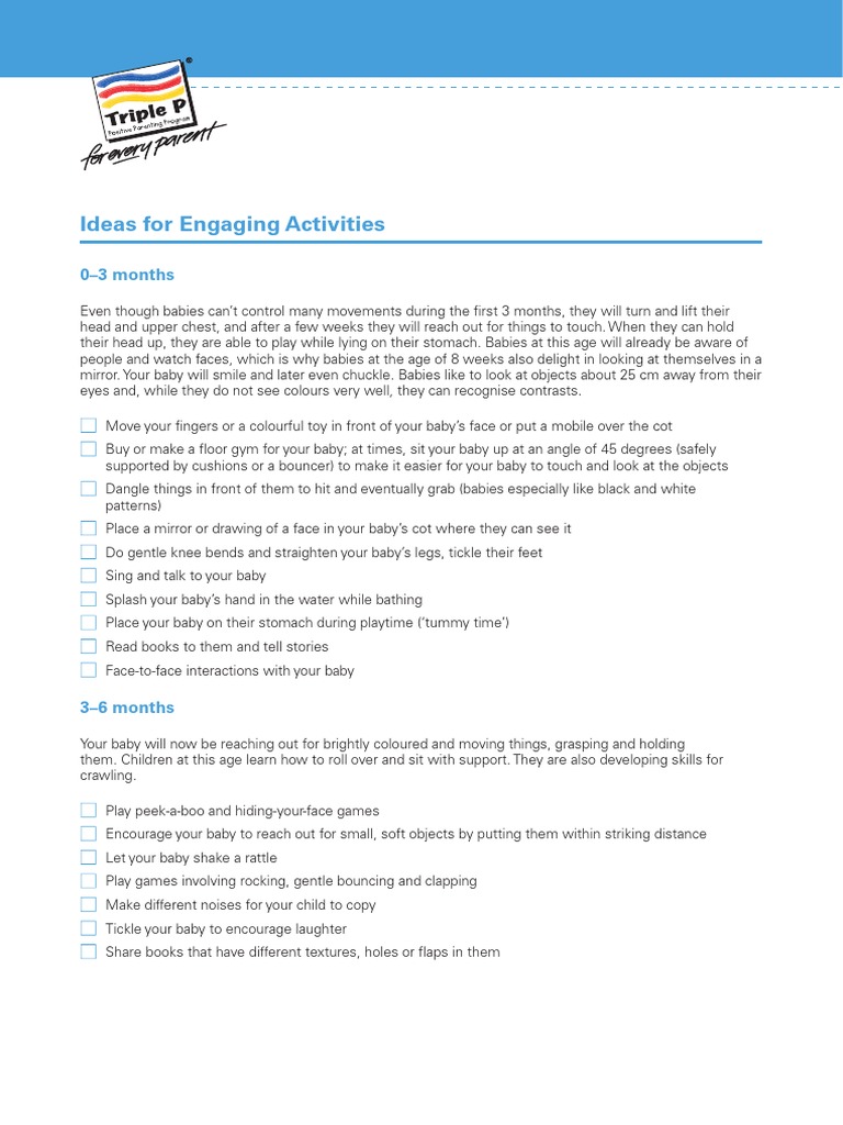 Ideas For Engaging Activities | PDF