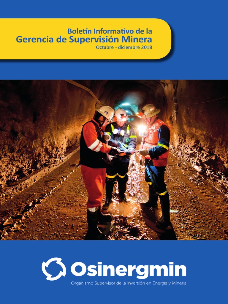 Boletin GSM 2018 IVT Osinergmin | PDF | Minería | Evaluación de impacto ambiental