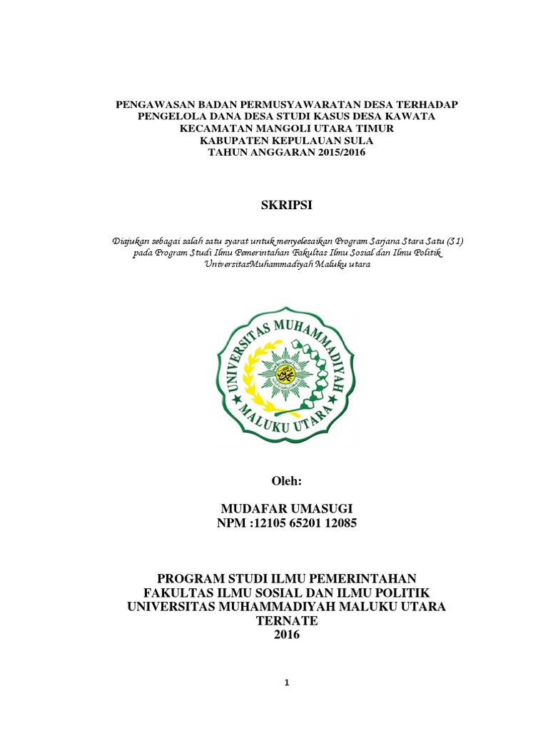 Skripsi Komplit | PDF