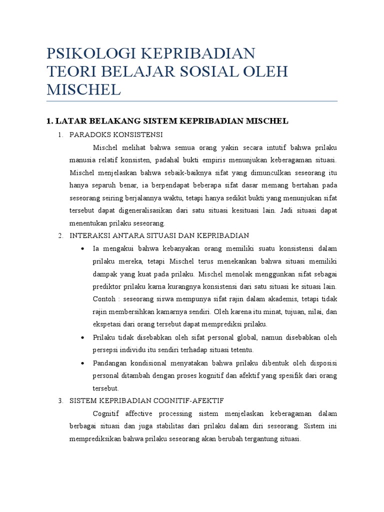 Psikologi Kepribadian Pdf