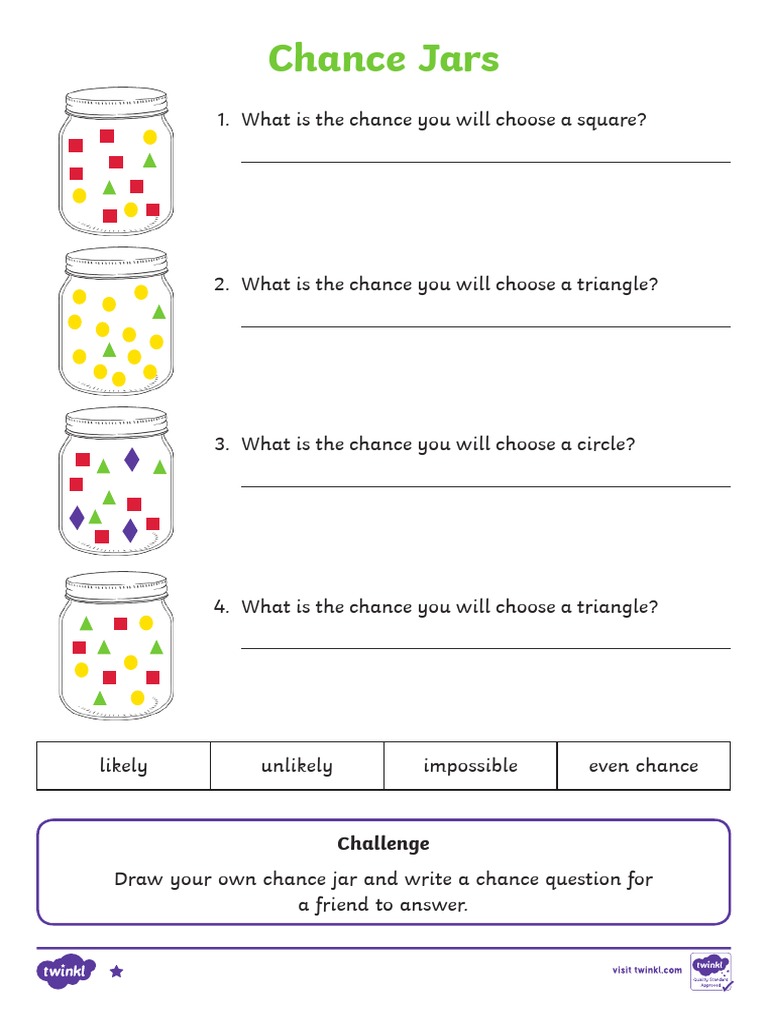 Au N 489 Year 2 Chance Jars Differentiated Activity Sheets English ...