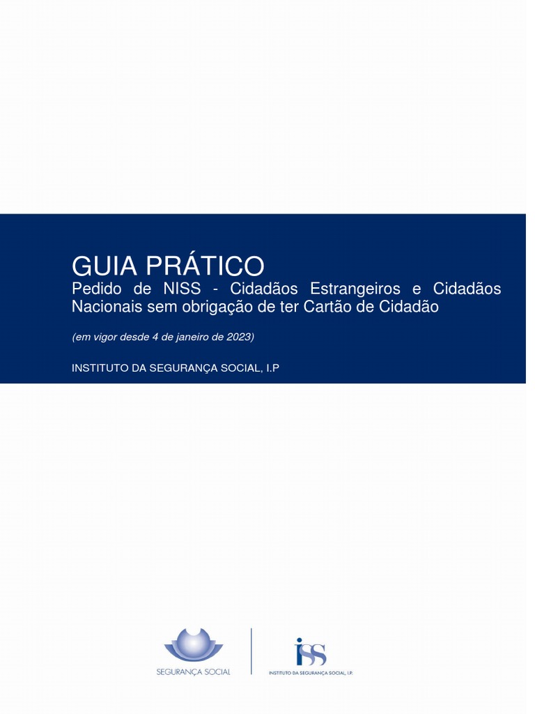 Guia Prático sobre o Pedido de Número de Identificação da Segurança ...