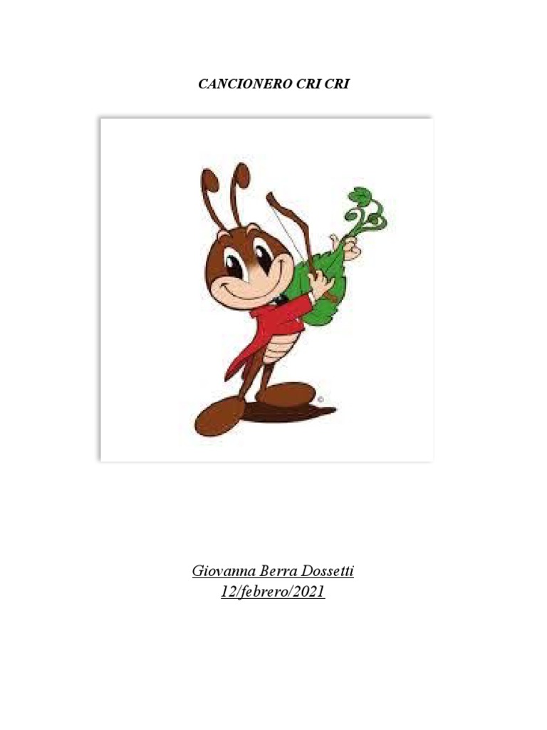 Cancionero Cri Cri | PDF | Poesía