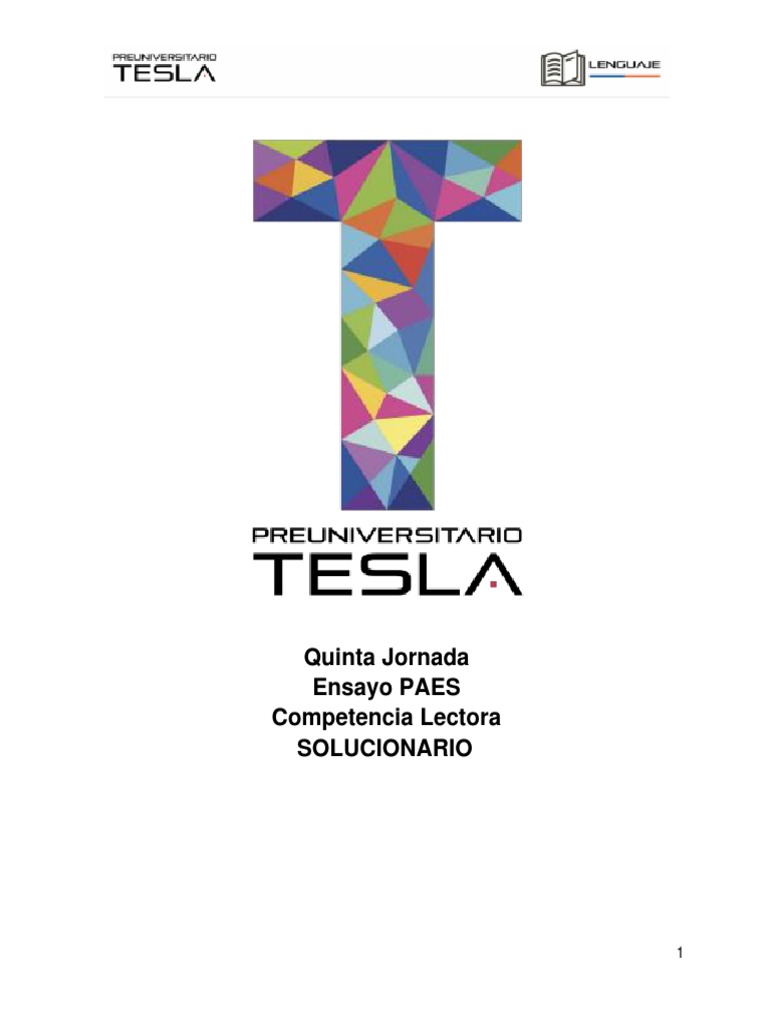 Solucionario Ensayo 5 PAES Lenguaje 2022 | PDF | Moda | Residuos