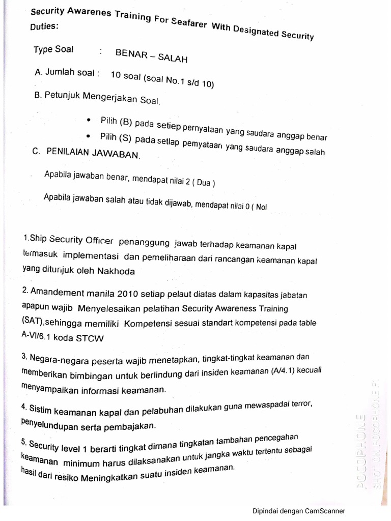 Soal Assesment | PDF