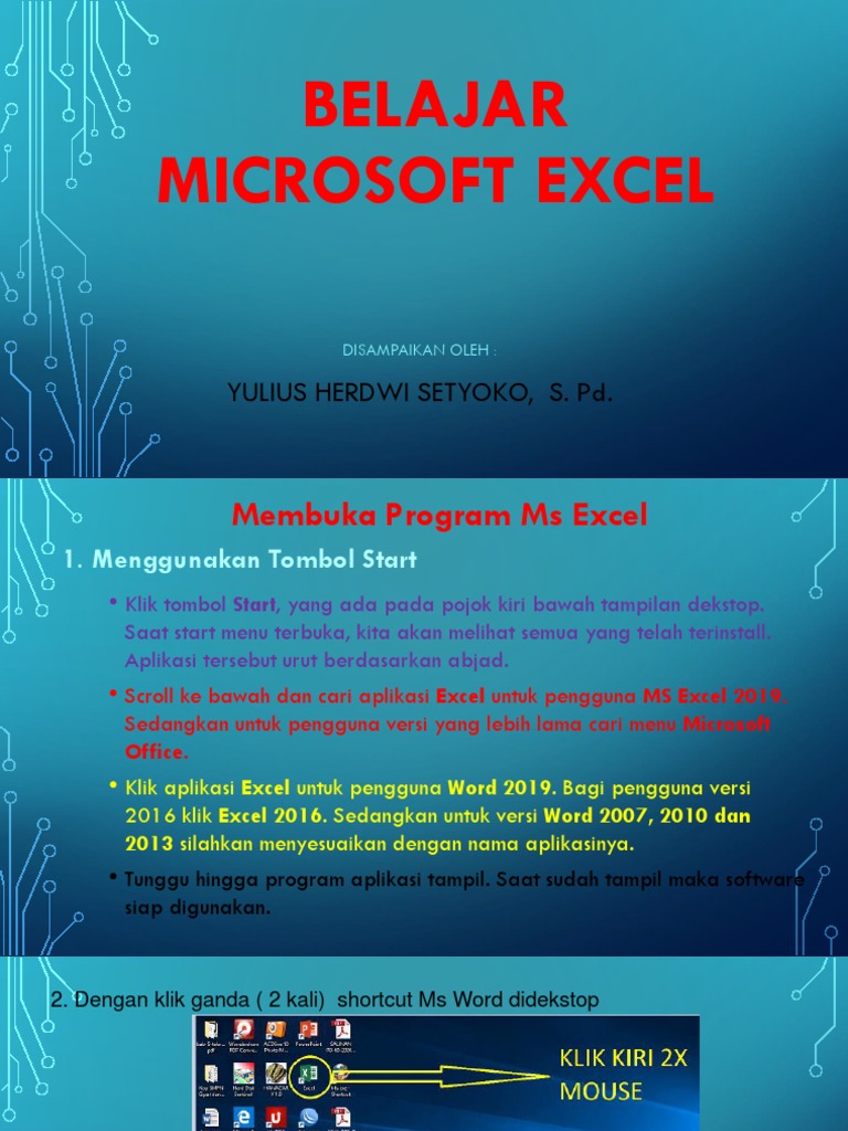 Materi Ms Excel | PDF