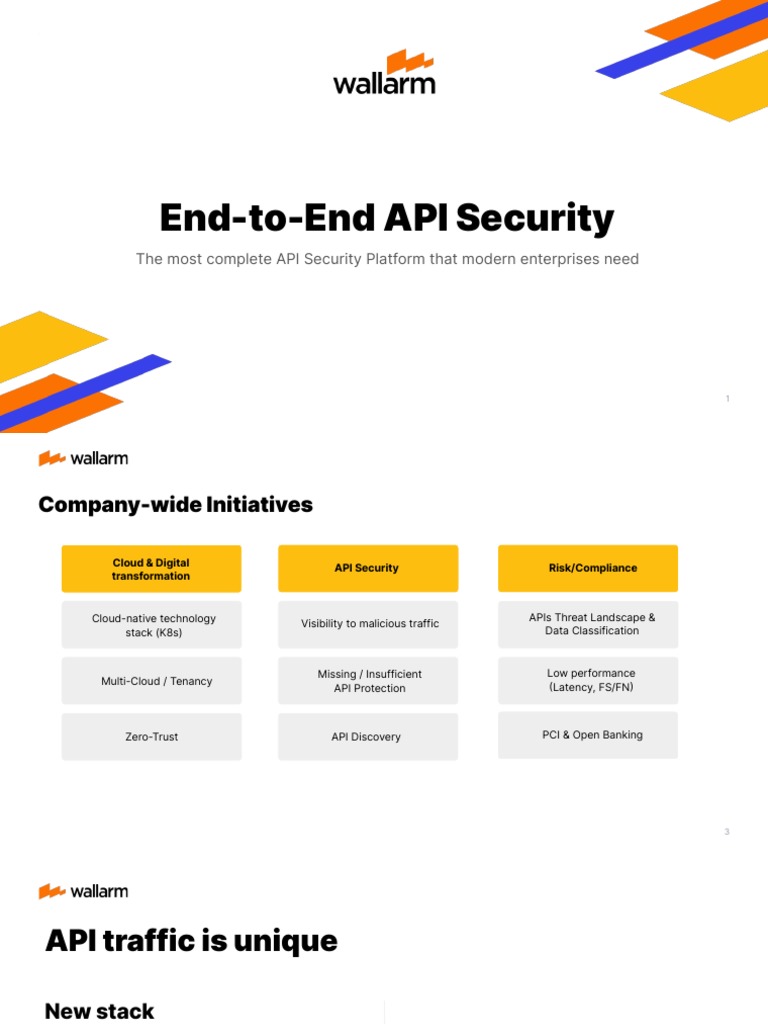 Wallarm: Comprehensive API Security Solution | PDF | Vulnerability (Computing) | Computer Science