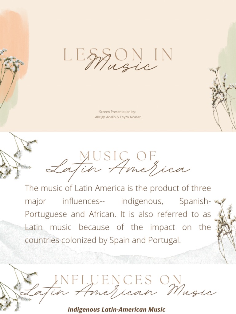 Latin American Music Influences | PDF | Jazz | Performing Arts