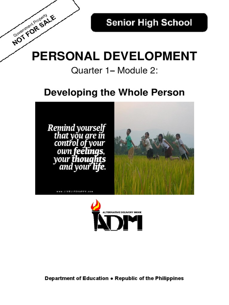 PersonalDevelopment Q1 Mod-2 Developing-The-Whole-Person v5 | PDF ...