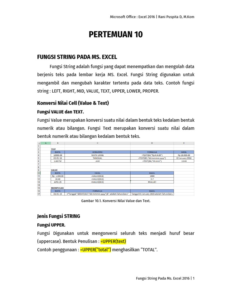 Fungsi String | PDF
