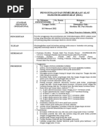 Sop Prosedur Penggunaan Alat Eeg | PDF
