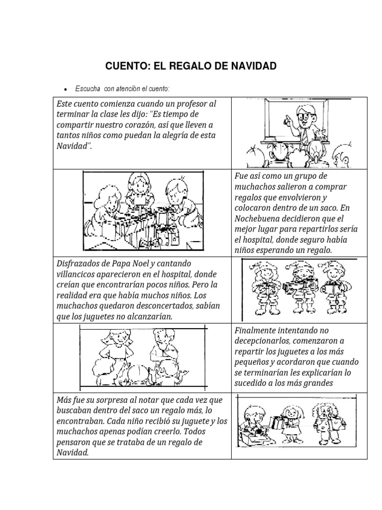 Cuento de Navidad: El Regalo Sorpresa | PDF