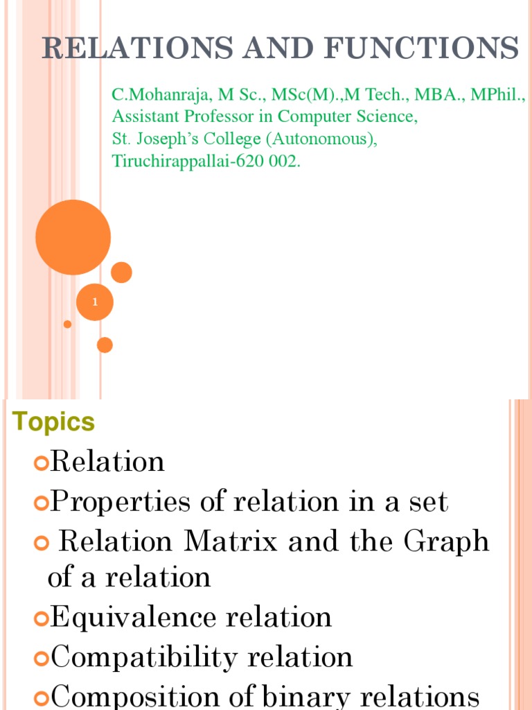 CMR Relations&Functions | PDF | Function (Mathematics) | Mathematical ... CMR Relations&Functions | PDF | Function (Mathematics) | Mathematical ...