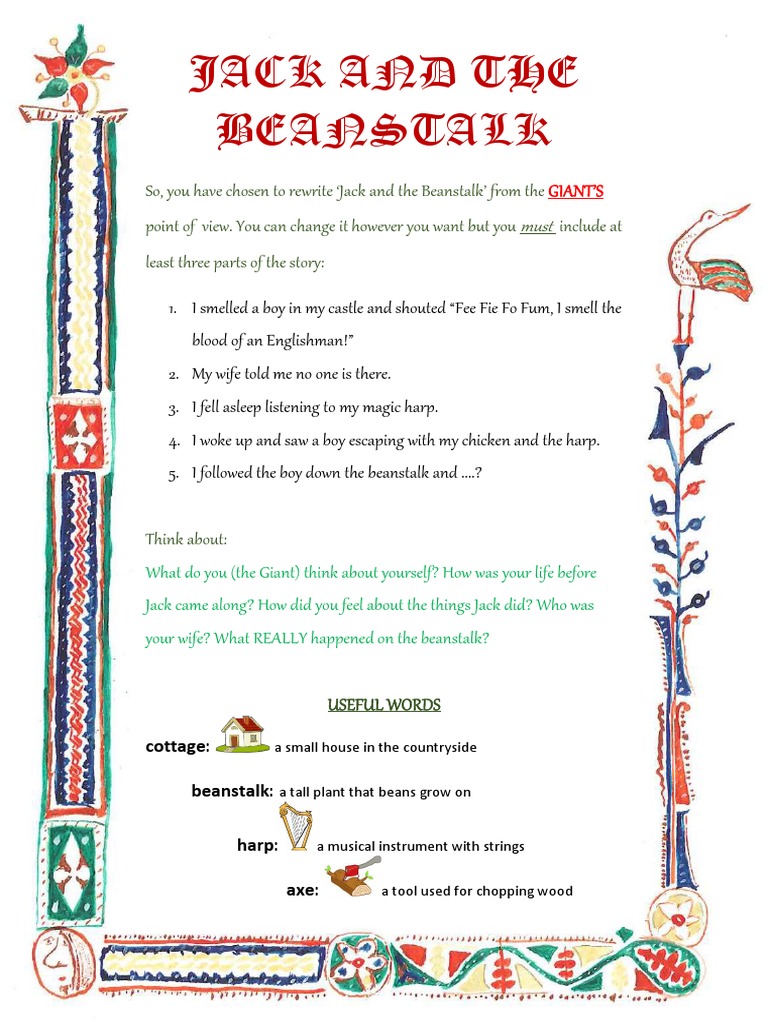 Jack And The Beanstalk Pdf