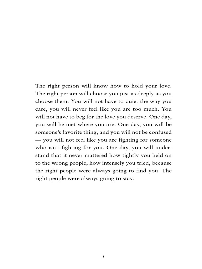 Finding the Right Love for You | PDF | Wellness