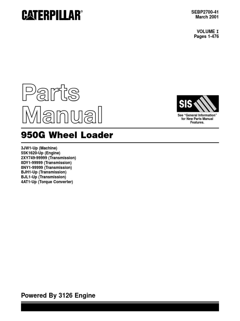 950G - 3JW - Manual Partes | PDF