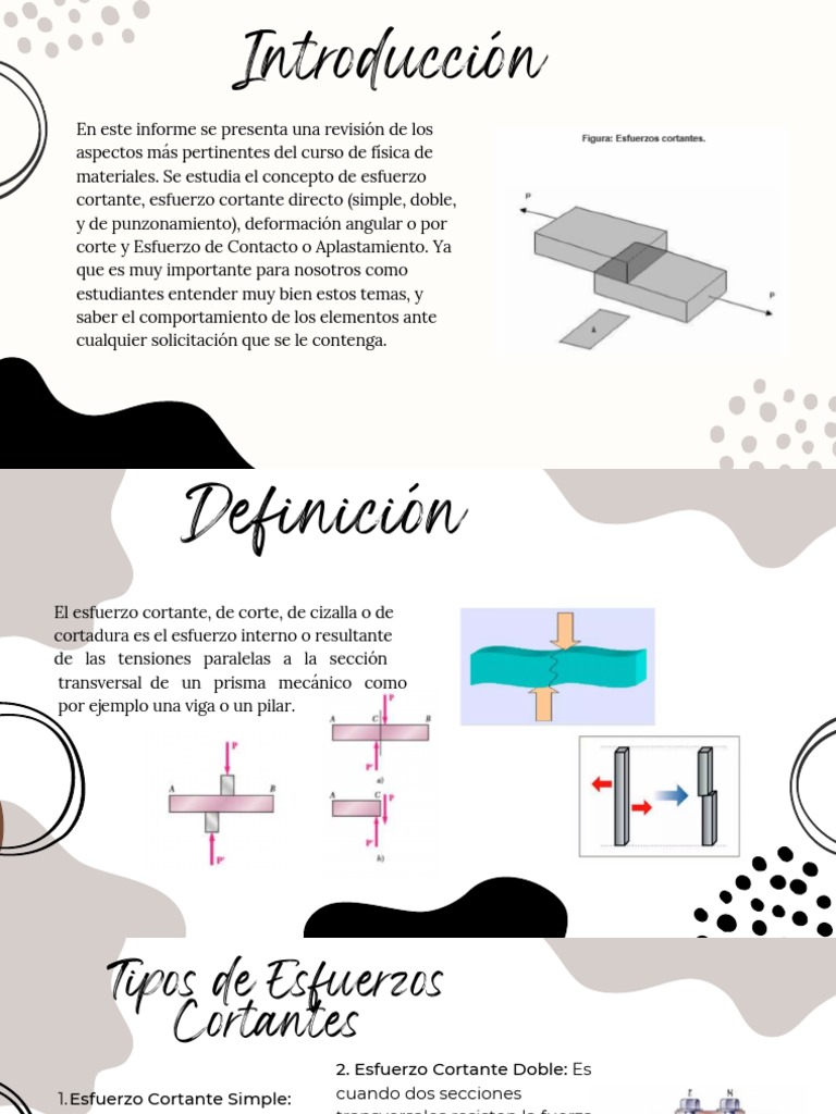 Esfuerzo Cortante | PDF