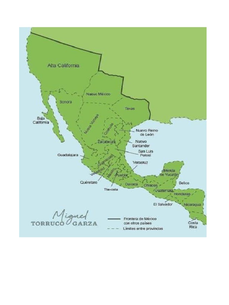 Mexico y Su Territorio Original | PDF