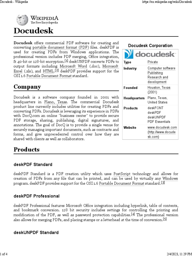 Docudeskdt | PDF | Software | Computing