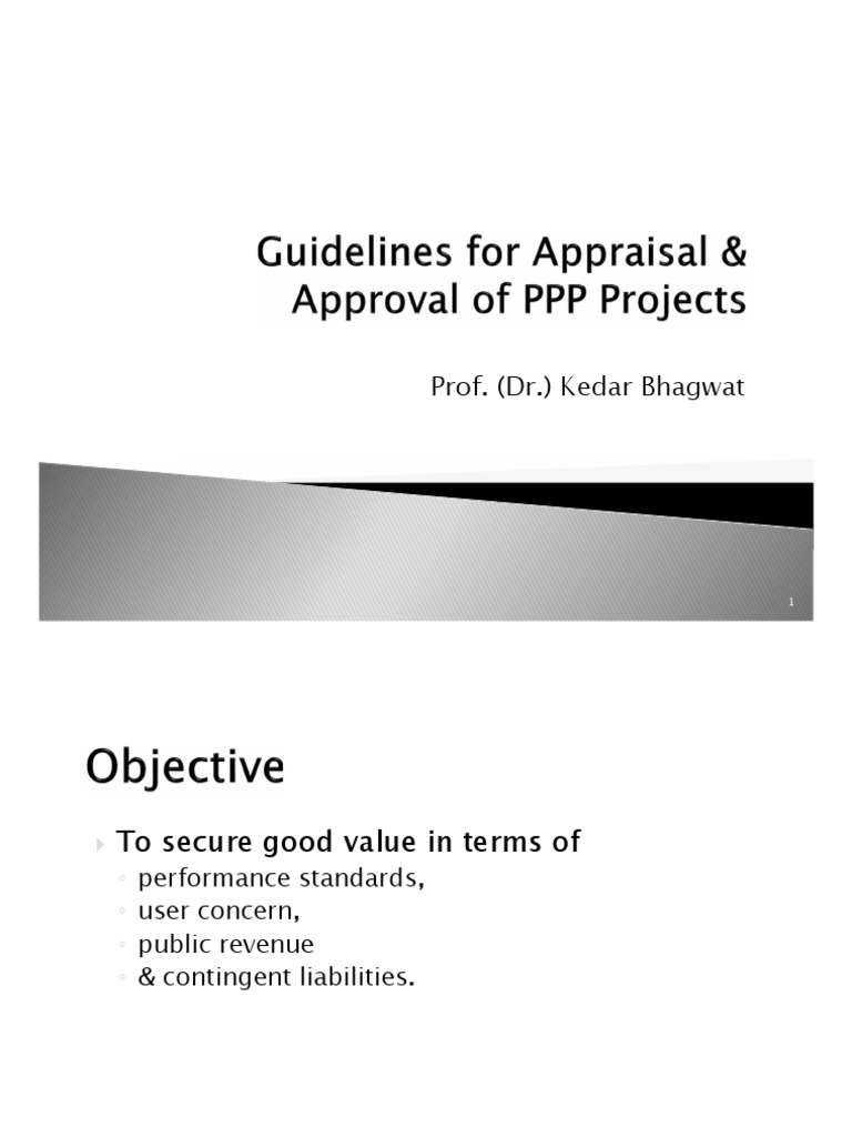 PPP Guidelines | Download Free PDF | Public–Private Partnership | Government