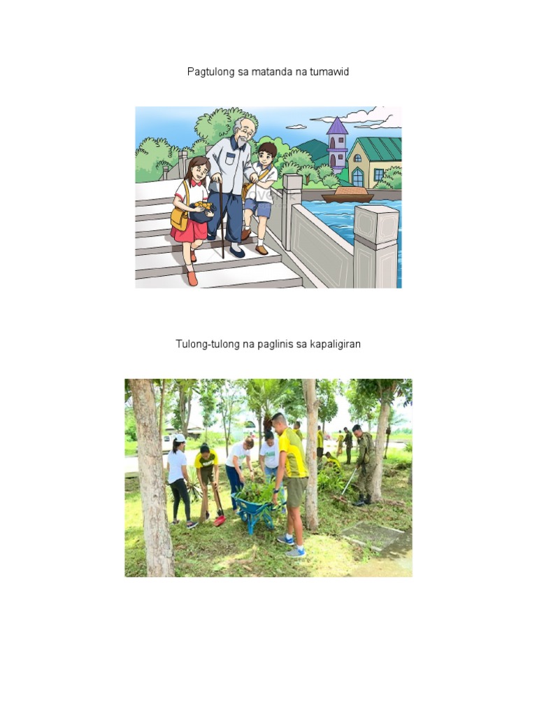 Pagtulong Sa Matanda Na Tumawid | PDF