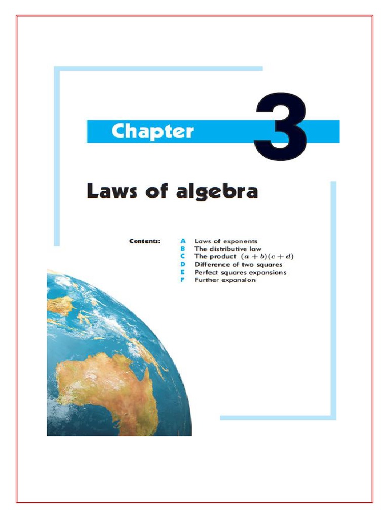 Law of Algebra | PDF