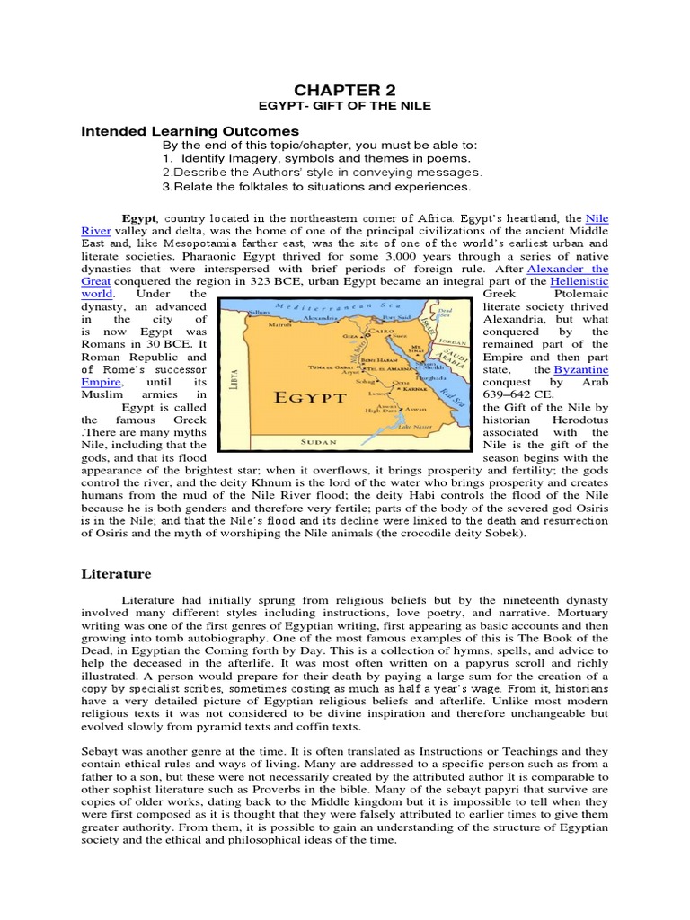Ancient Egypt: Literature & Myths | PDF | Egyptian Hieroglyphs ...