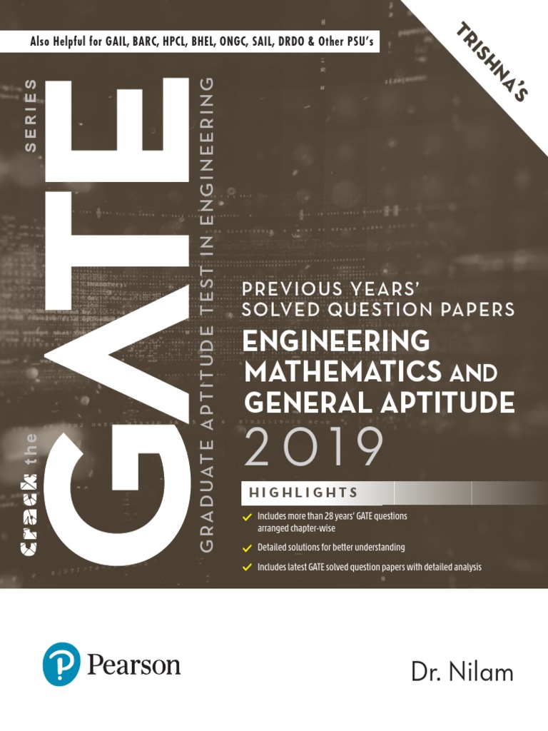 Gate 2019 Engineering Mathematics And General Aptitude Previous Years