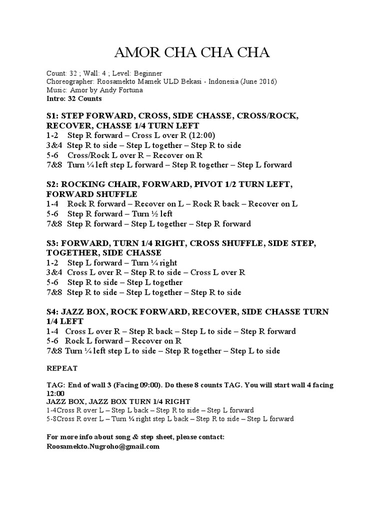 Amor Cha Cha Cha | PDF