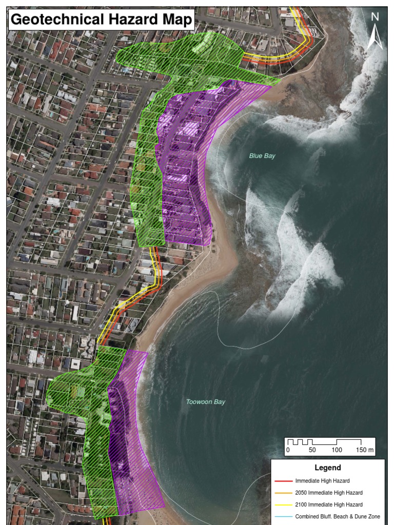 Geotechnical Hazard Map of Toowoon Bay | PDF