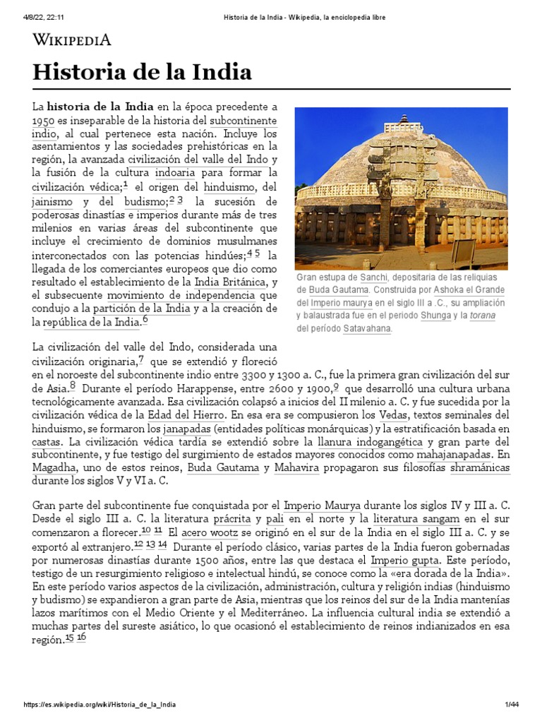 Historia resumida de la India | PDF | Imperio aqueménida | Vedas