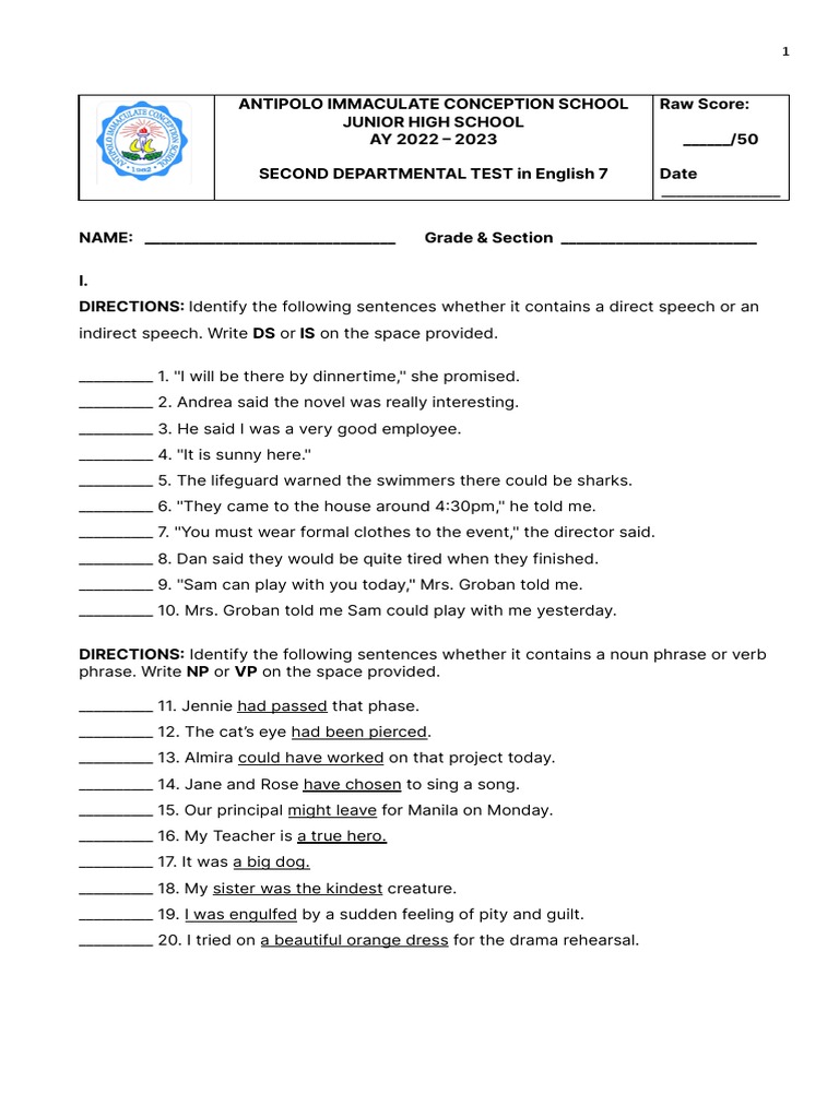 G7 | PDF | Linguistics | Syntax