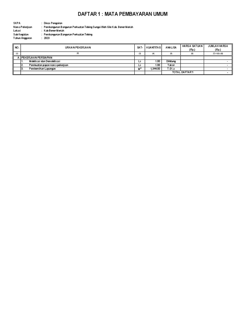 DKH Atau Daftar Mata Uang | PDF
