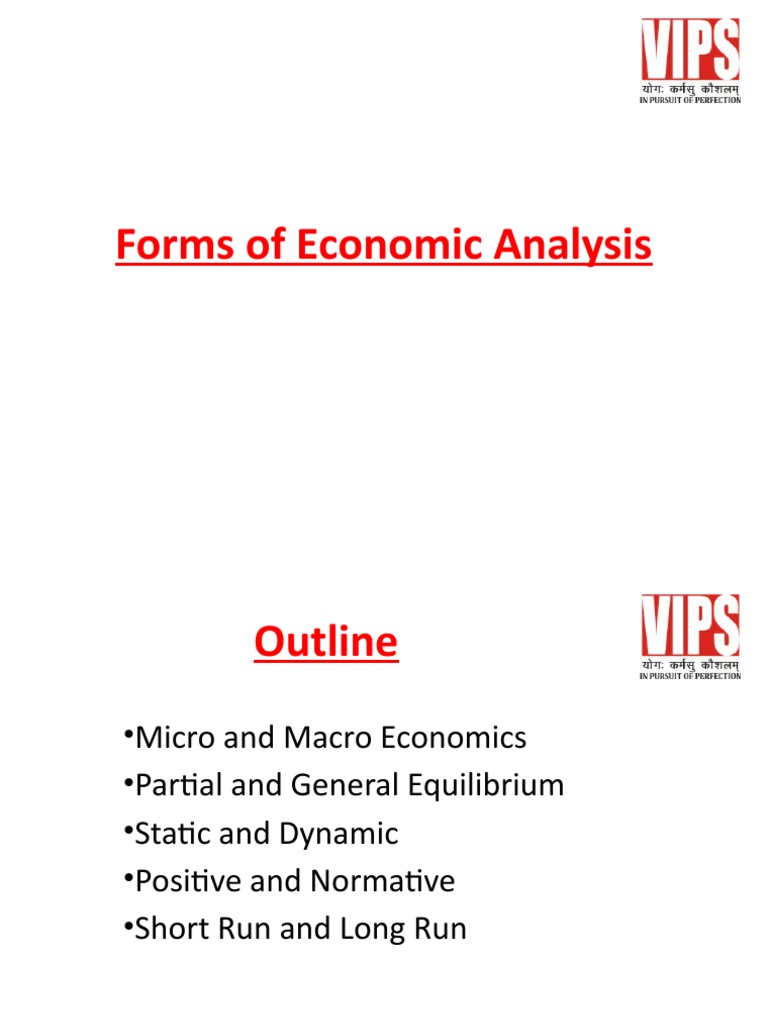 Forms of Economic Analysis | PDF | Economics | Economic Equilibrium