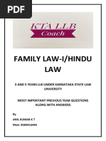 Family Law I Course Overview and Topics | PDF | Vedas | Precedent