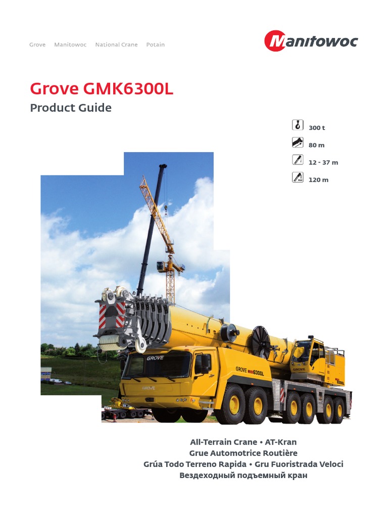 Grove GMK6300L Product Guide | PDF